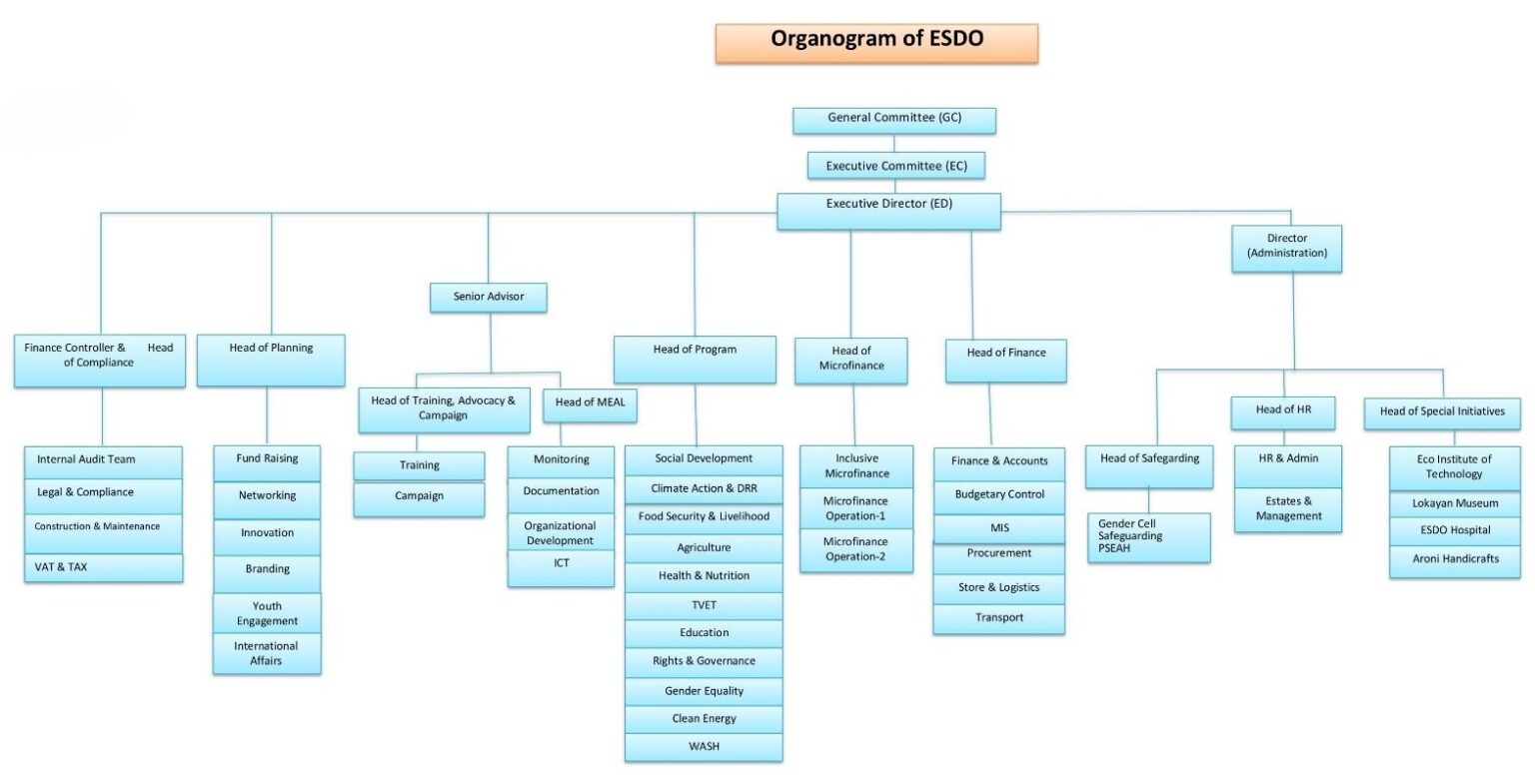 ORGANOGRAM - Eco-Social Development Organization (ESDO)